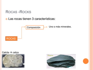 Rocas y minerales | PPTX