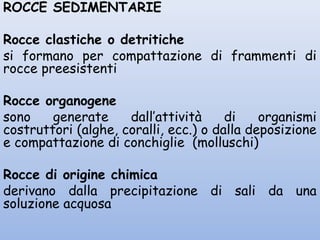 Rocce | PPT