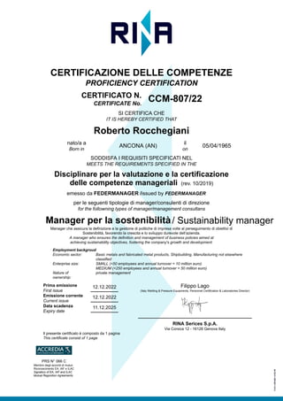 ROCCHEGIANI cert RINA 2022.pdf