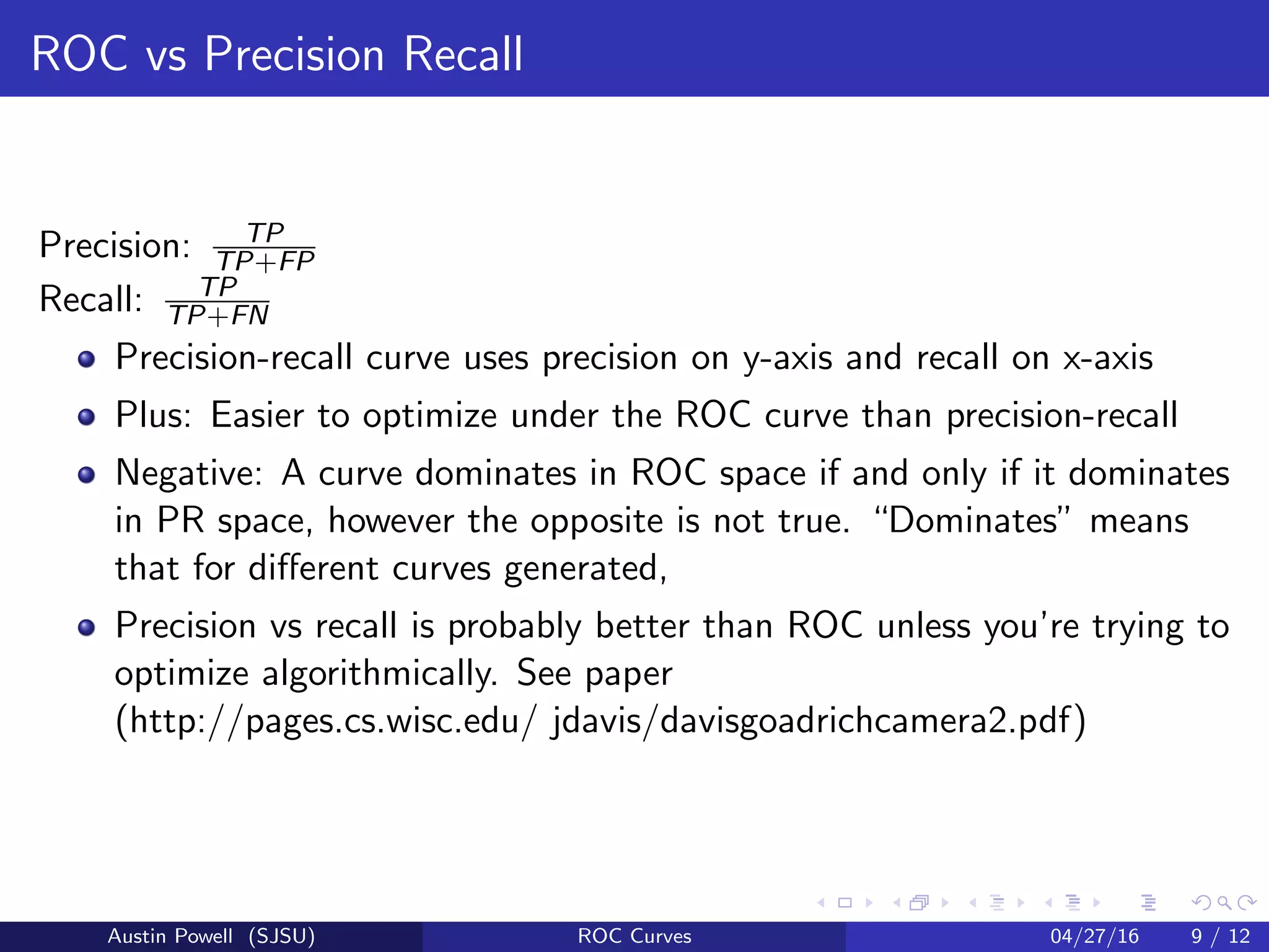 General Introduction to ROC Curves | PDF