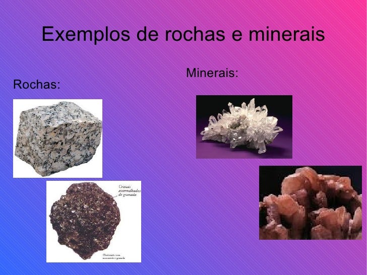 Rochas e minerais
