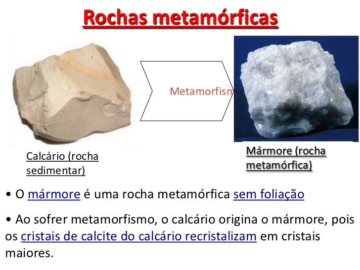 Rochas metamórficas e ciclo das rochas