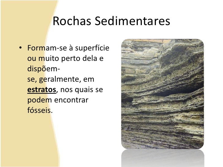 Rochas sedimentares