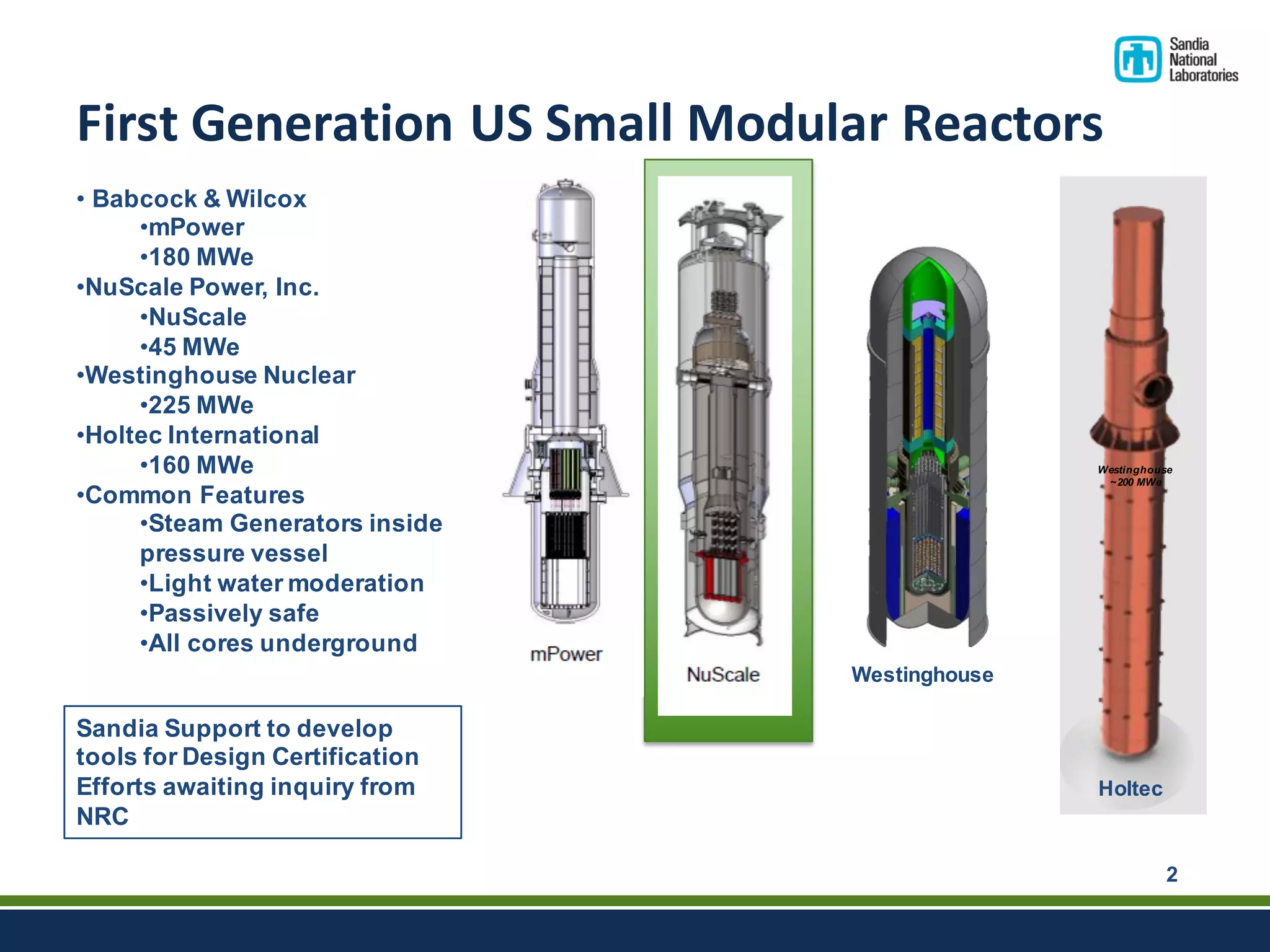 SNL Small Modular Reactor Program | PDF