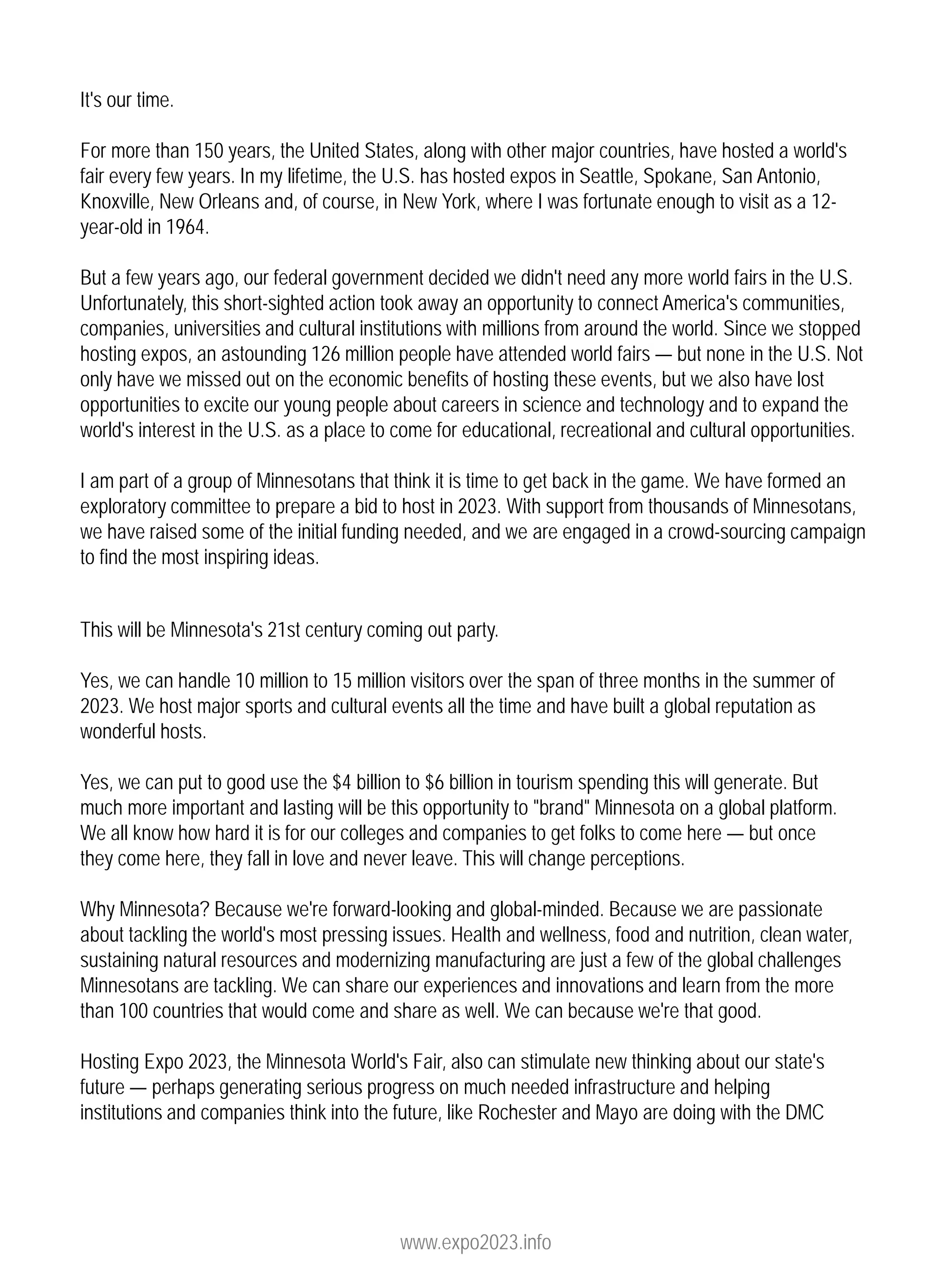 Expo 2023 Press Coverage | Rochester Post Bulletin | PDF