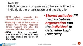 High Reliability Organisations | PPTX