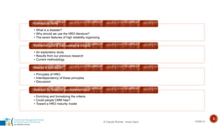 High Reliability Organisations | PPTX