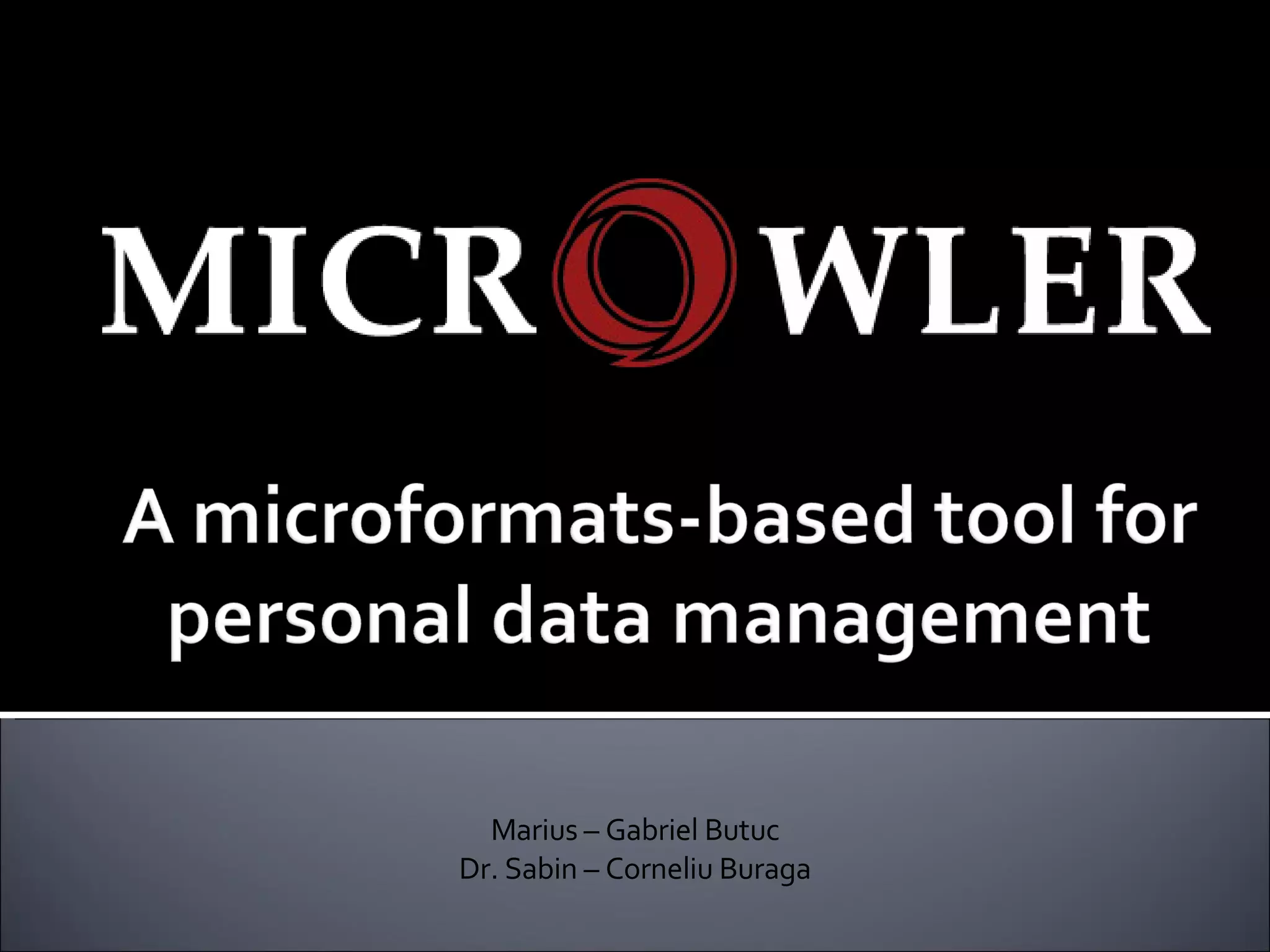 Rochi2008 Microwler | PPT