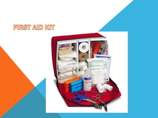 Rocio first aid kit project | PPTX | First Aid | Injuries