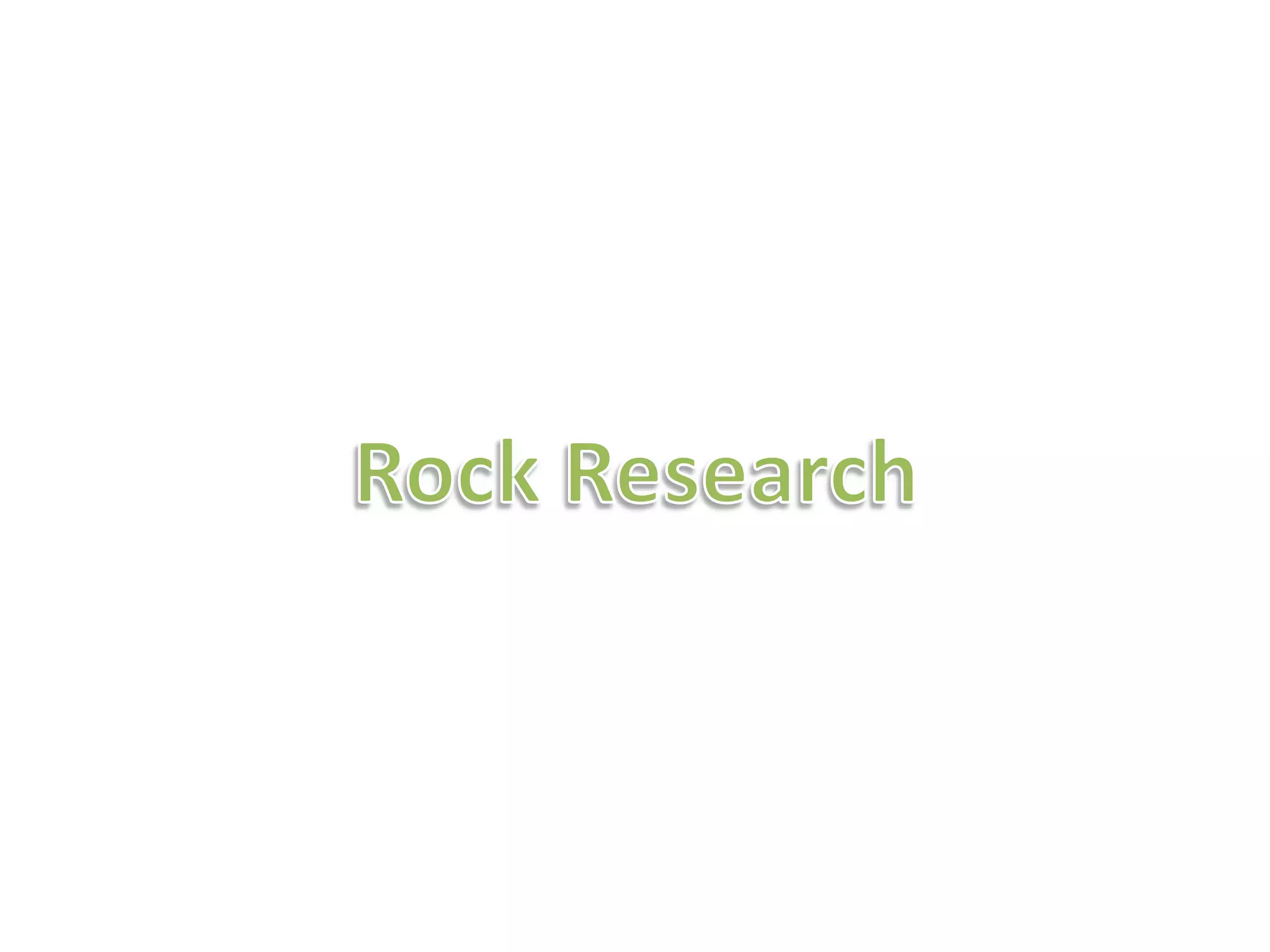 Rock music research | PPT