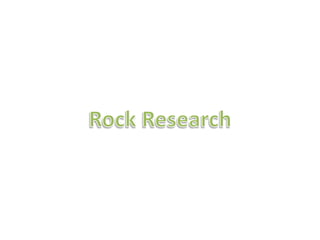 Rock music research | PPT