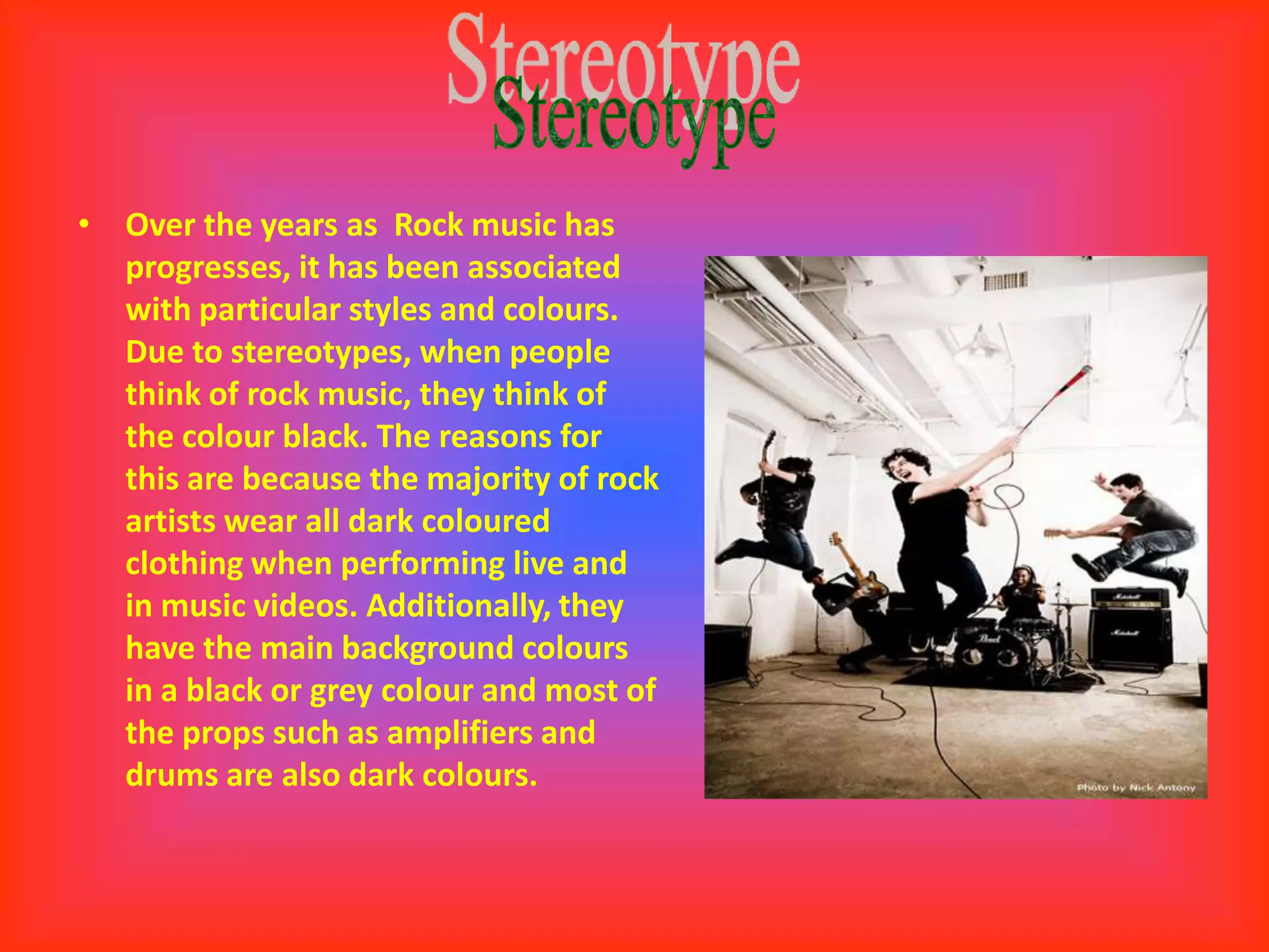 Rock music genre analysis | PPTX