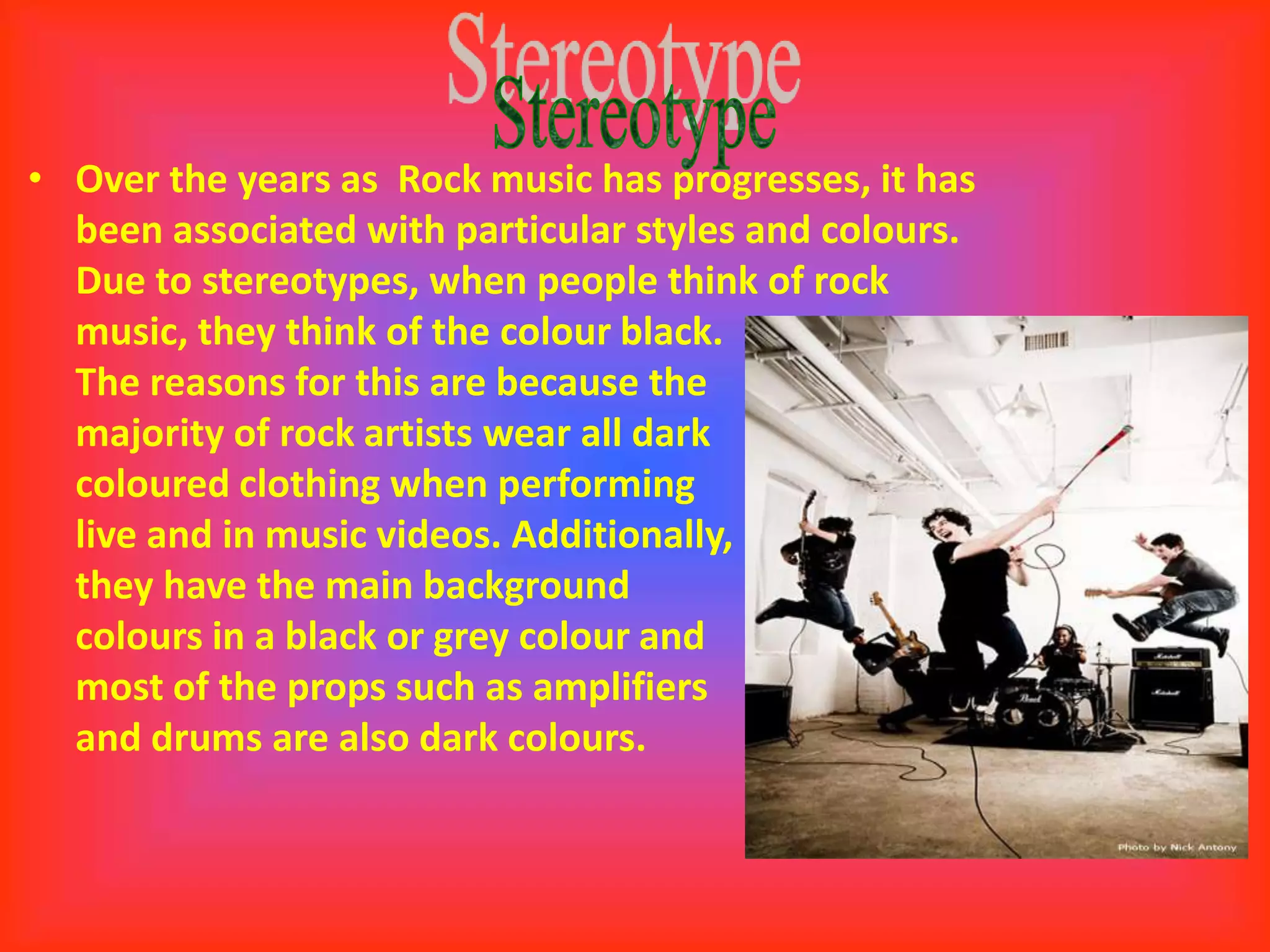 Rock music genre analysis | PPTX