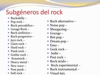 Rock | PPTX
