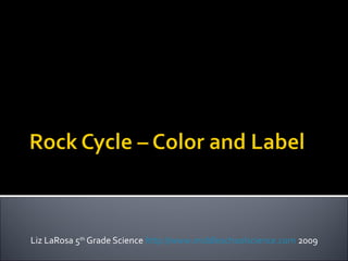 Rock cycle-color-notes | PPT
