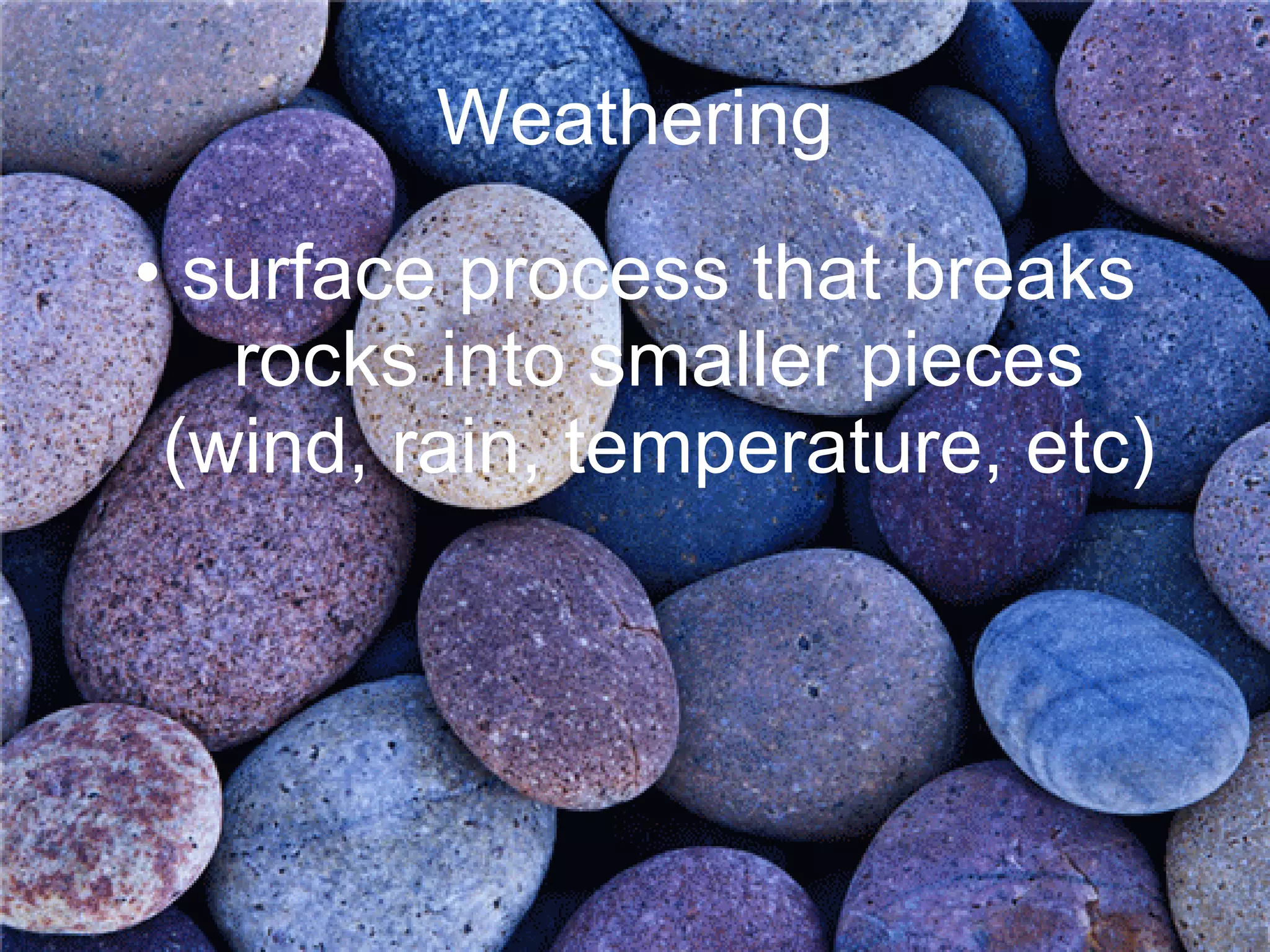 Rock Cycle Vocabulary | PPT