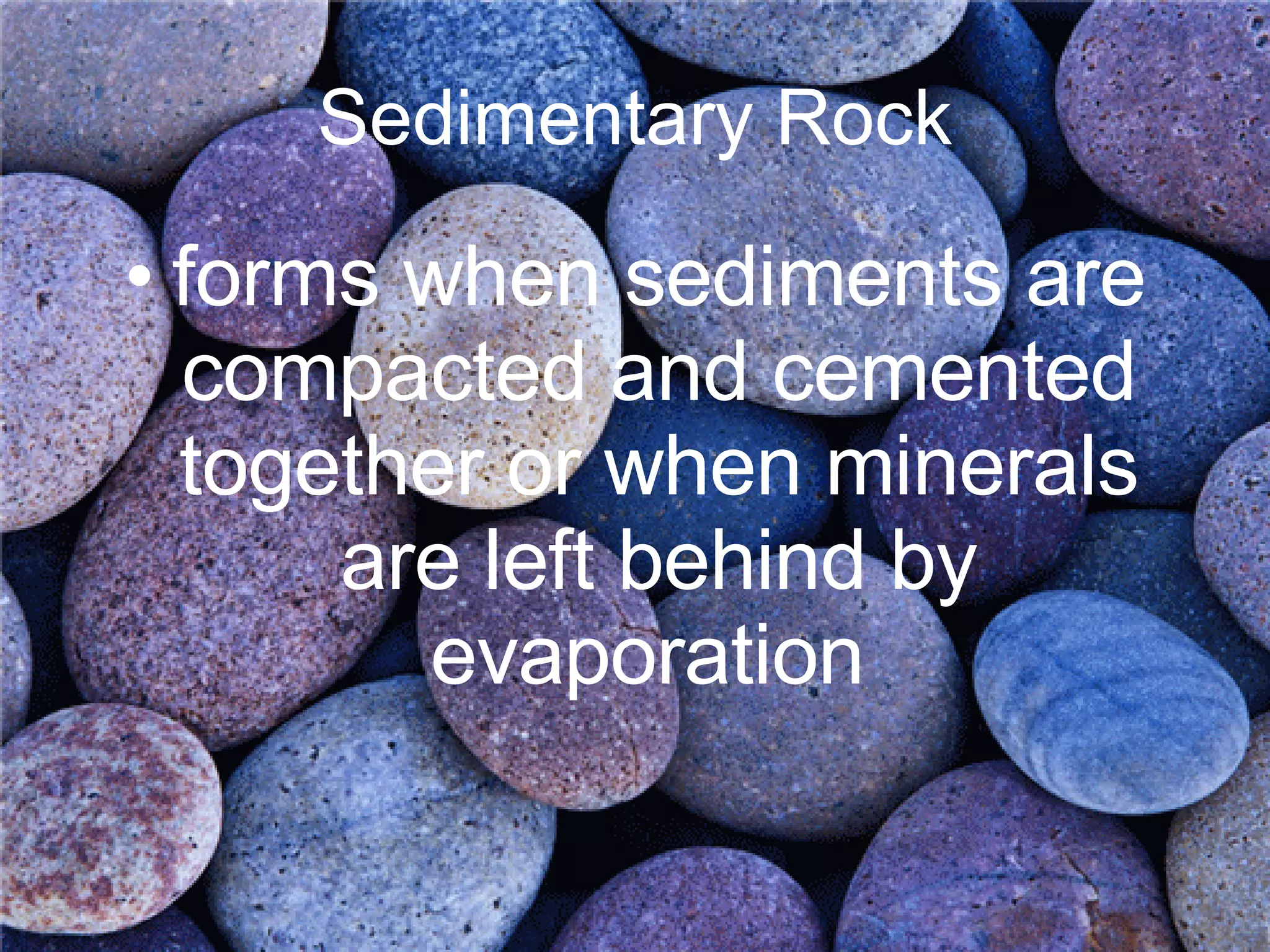 Rock Cycle Vocabulary | PPT