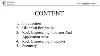 Rock engineering-overview | PPTX