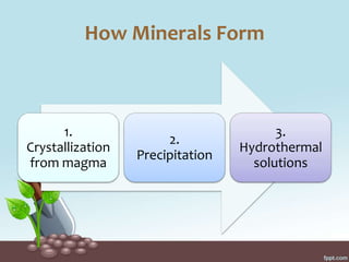 Rock forming minerals | PPTX
