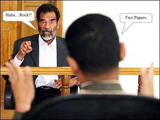 Rock Paper Saddam | PPT