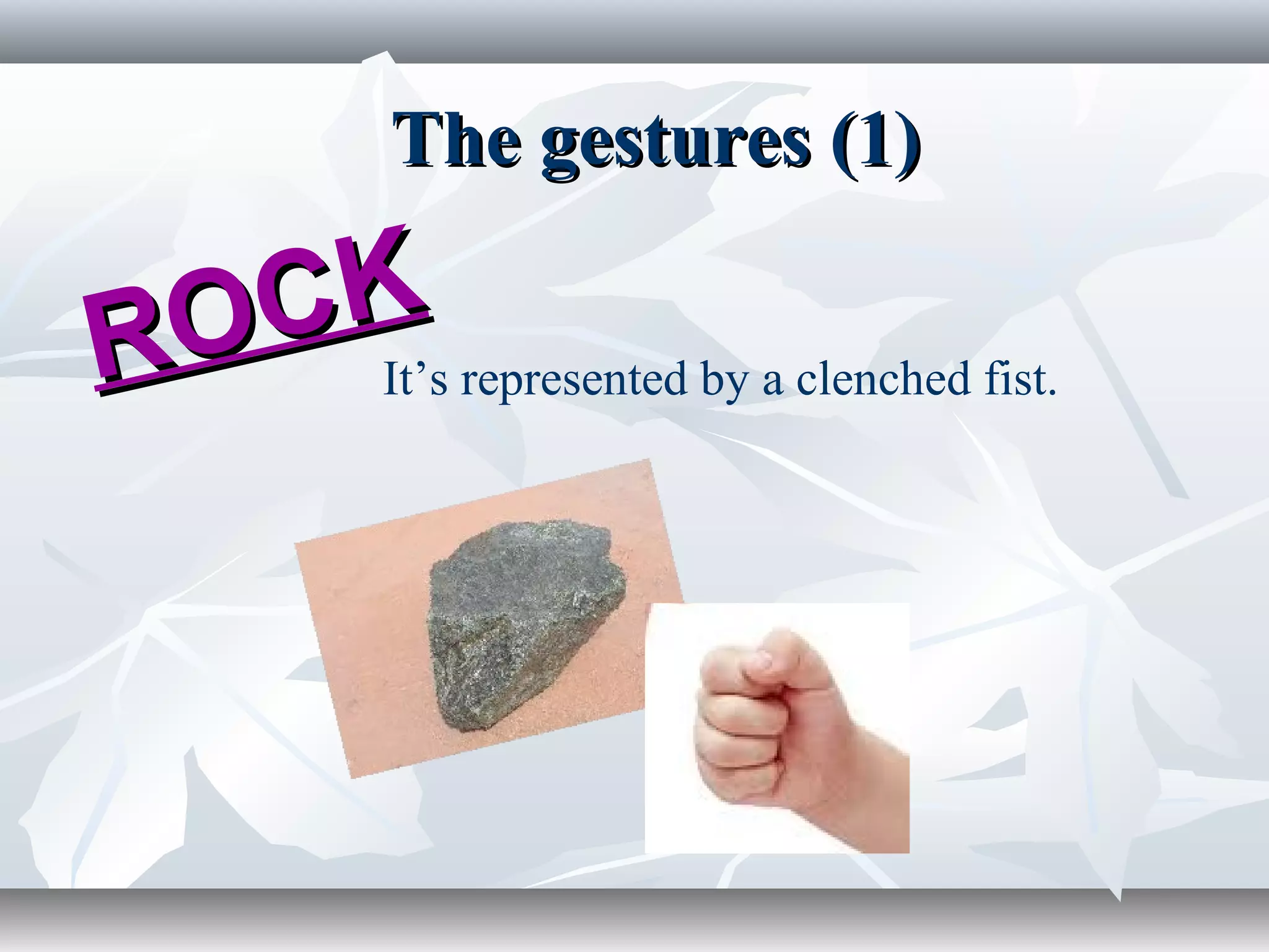 Rock paper-scissors | PPT