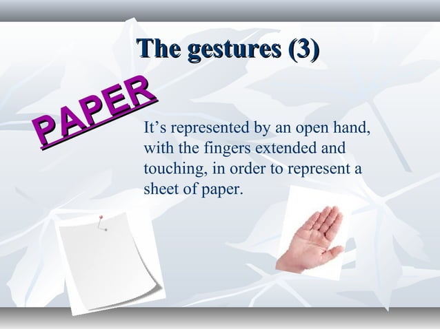 Rock paper-scissors | PPT