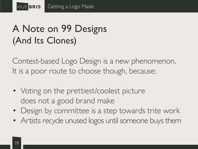 Rock Solid Logo Design Principles | PPT
