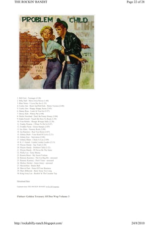 Rockabilly boogie 00 | PDF