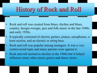 Rock and Roll | PPT