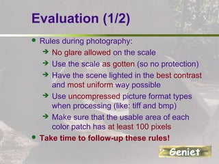 Rock art and IFRAO color card | PPT