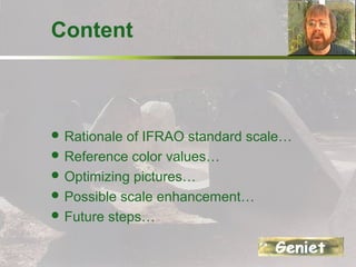 Rock art and IFRAO color card | PPT