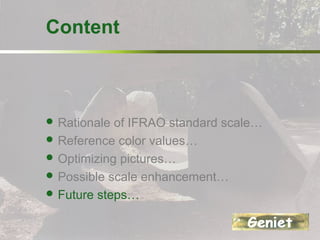 Rock art and IFRAO color card | PPT
