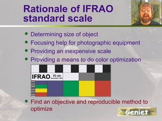 Rock art and IFRAO color card | PPT
