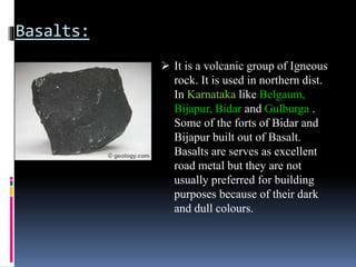 Rock as aconstruction material | PPT