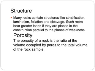 Rock as aconstruction material | PPT