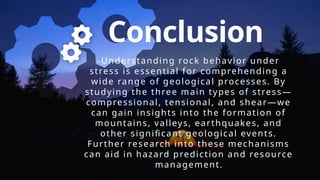 Rock Behaviors Under Stress FLIPE PPT STEM | PPTX