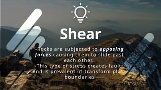 Rock Behaviors Under Stress FLIPE PPT STEM | PPTX