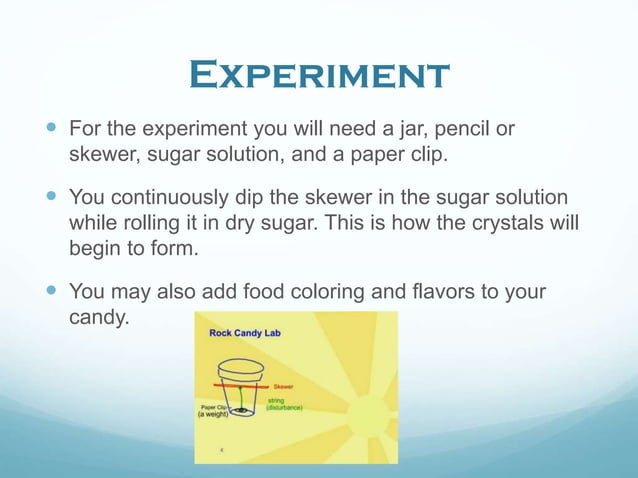 Rock Candy- Chemistry | PPTX