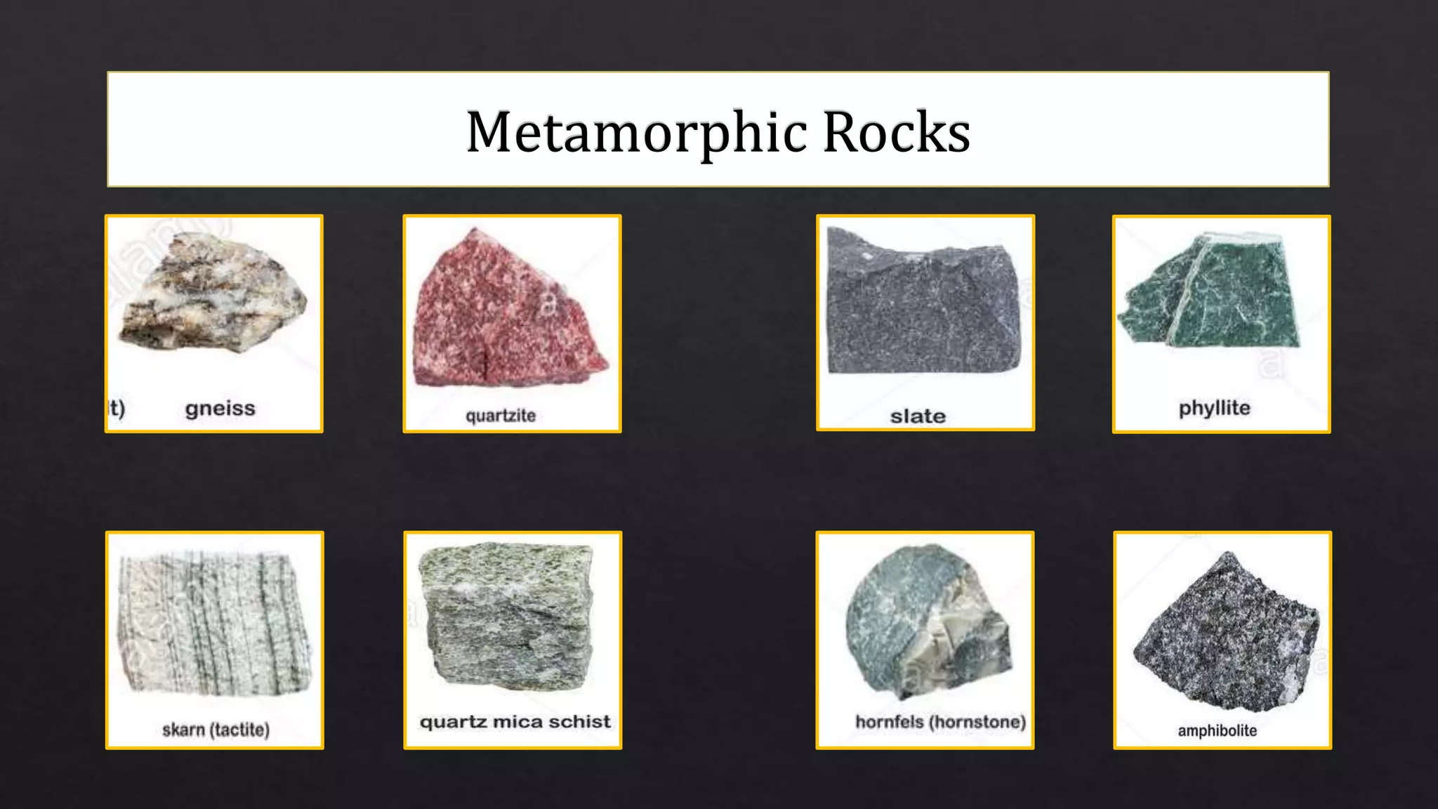 different types of rocks | PPT