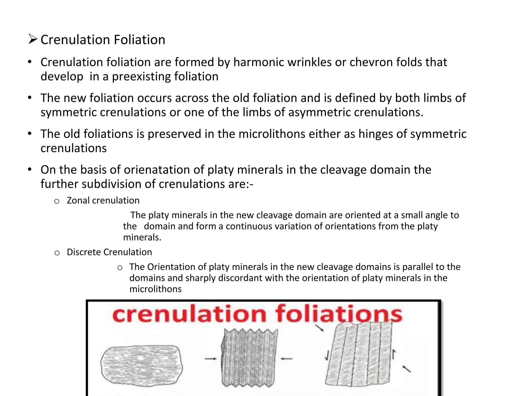 Rock cleavage, foliation and lineation and their various types of ...