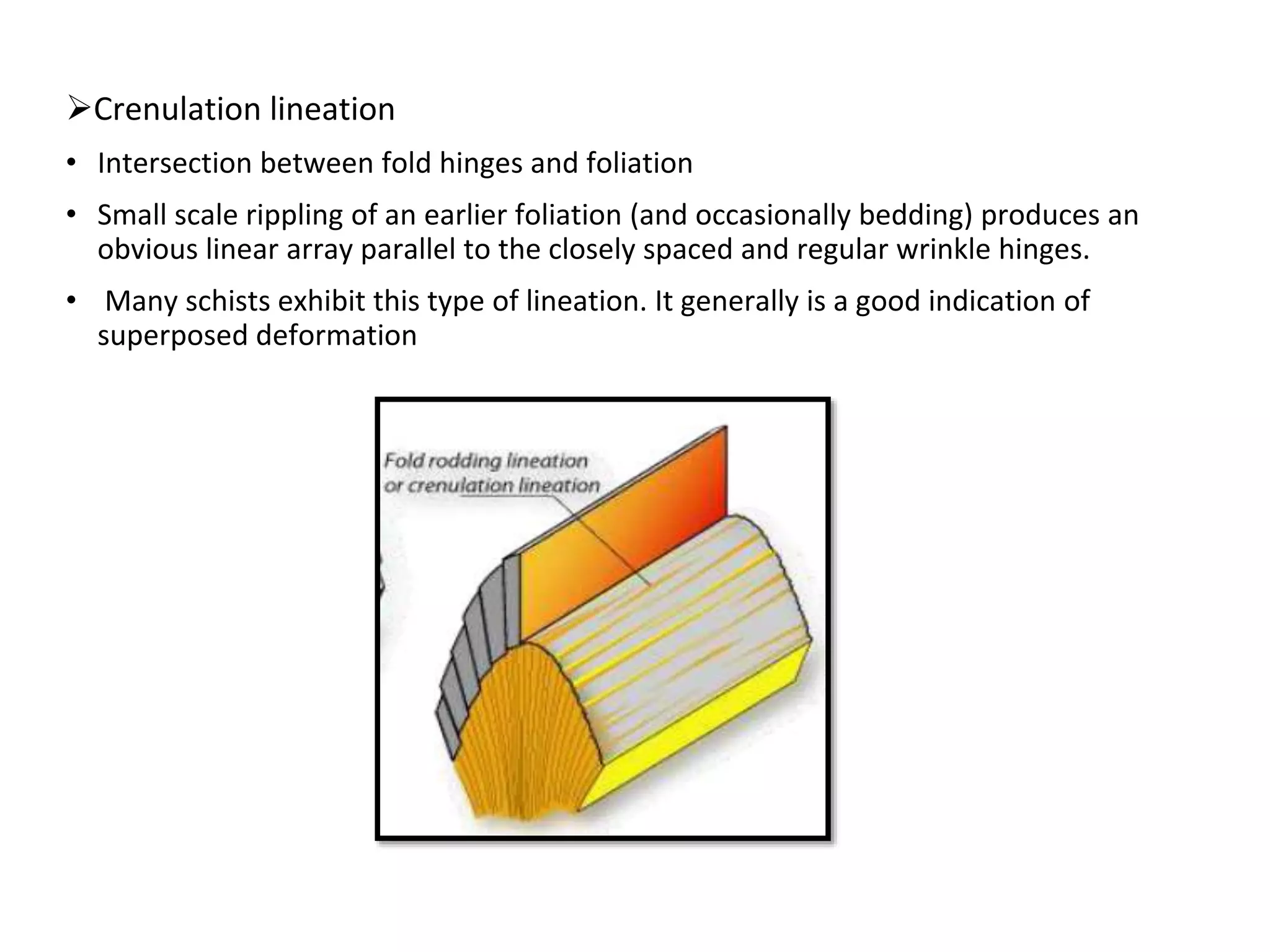 Rock cleavage, foliation and lineation and their various types of ...