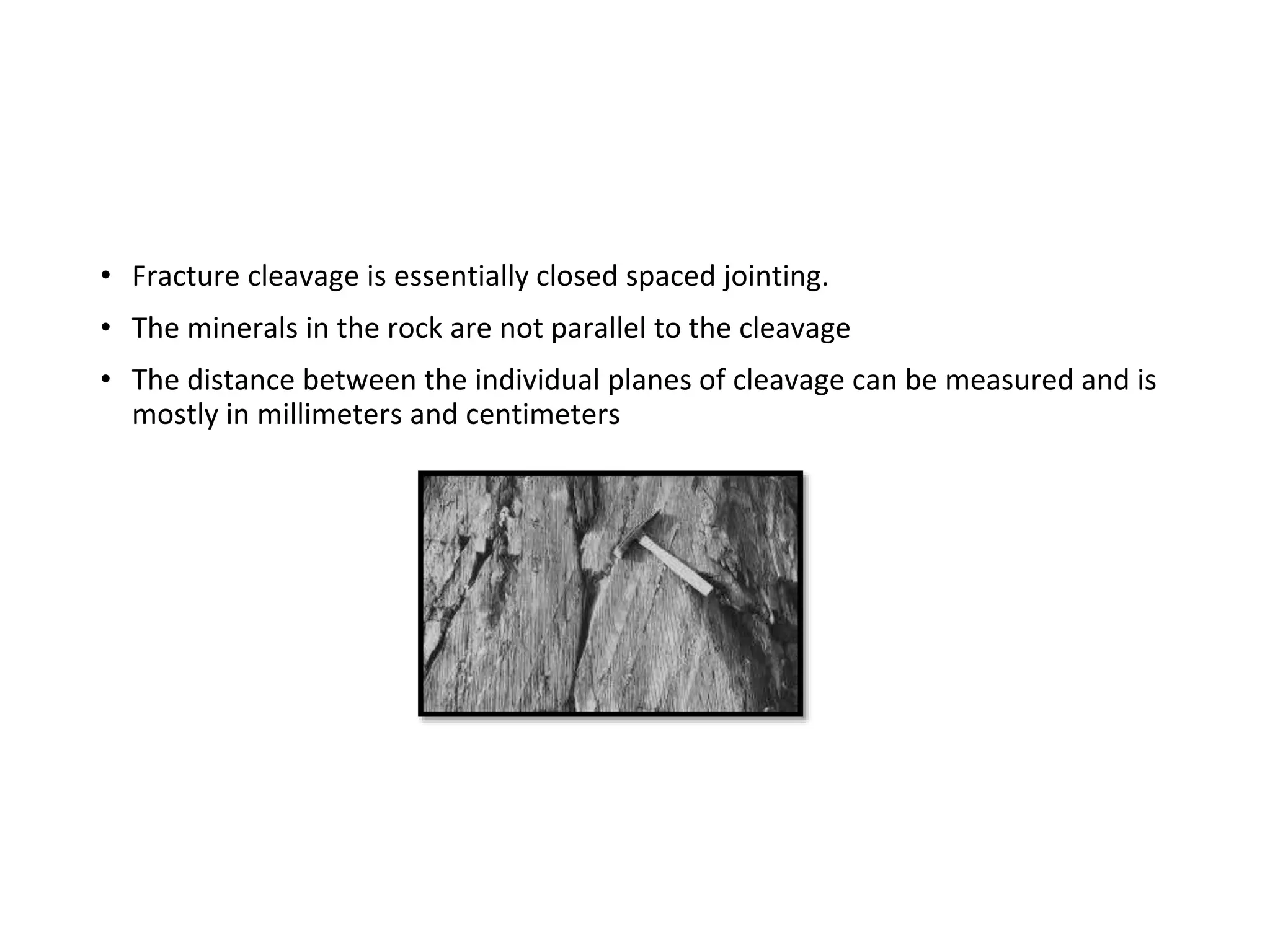 Rock cleavage, foliation and lineation and their various types of ...