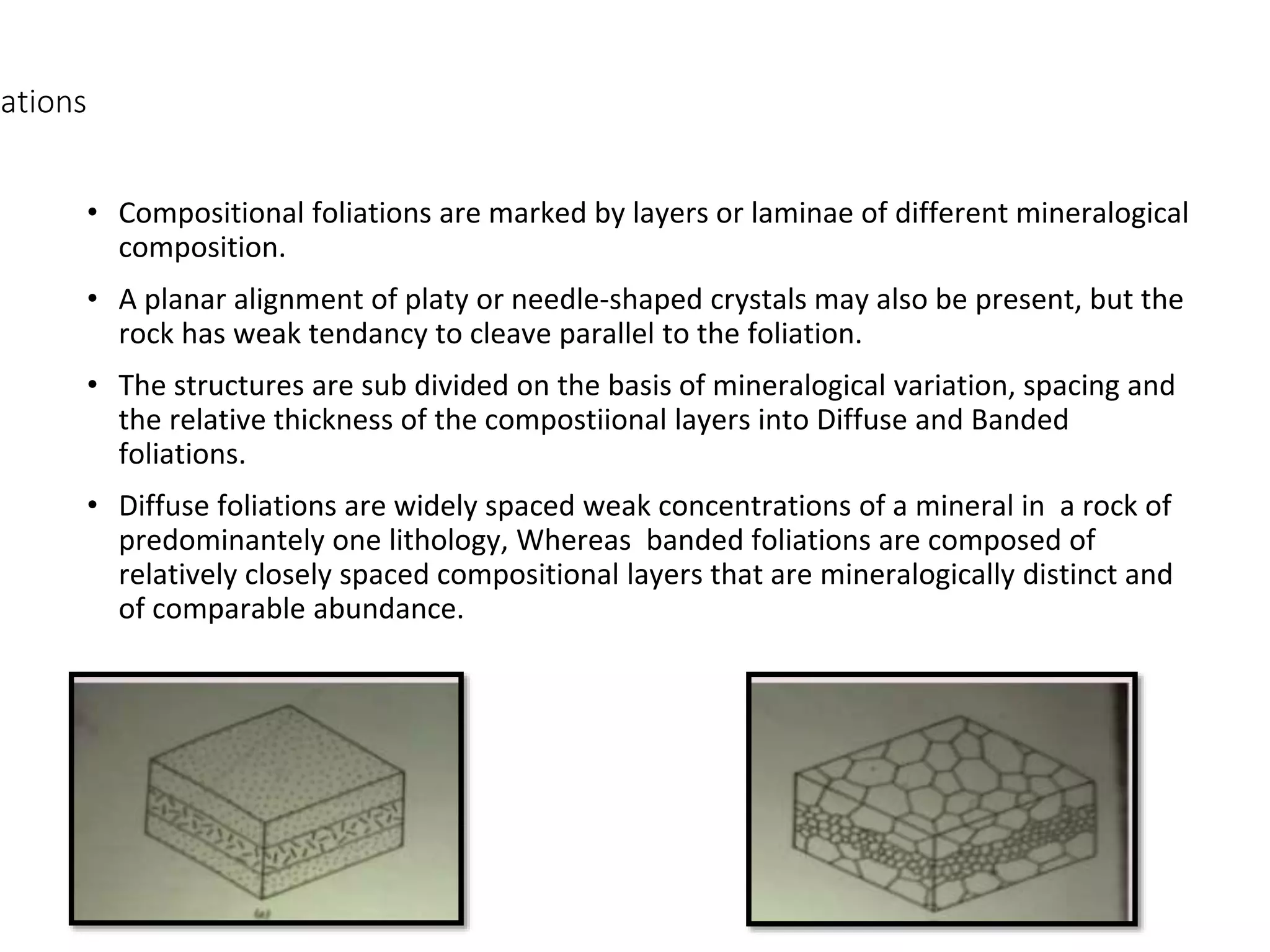 Rock cleavage, foliation and lineation and their various types of ...