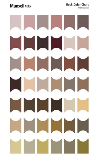 Rock color chart book | PDF
