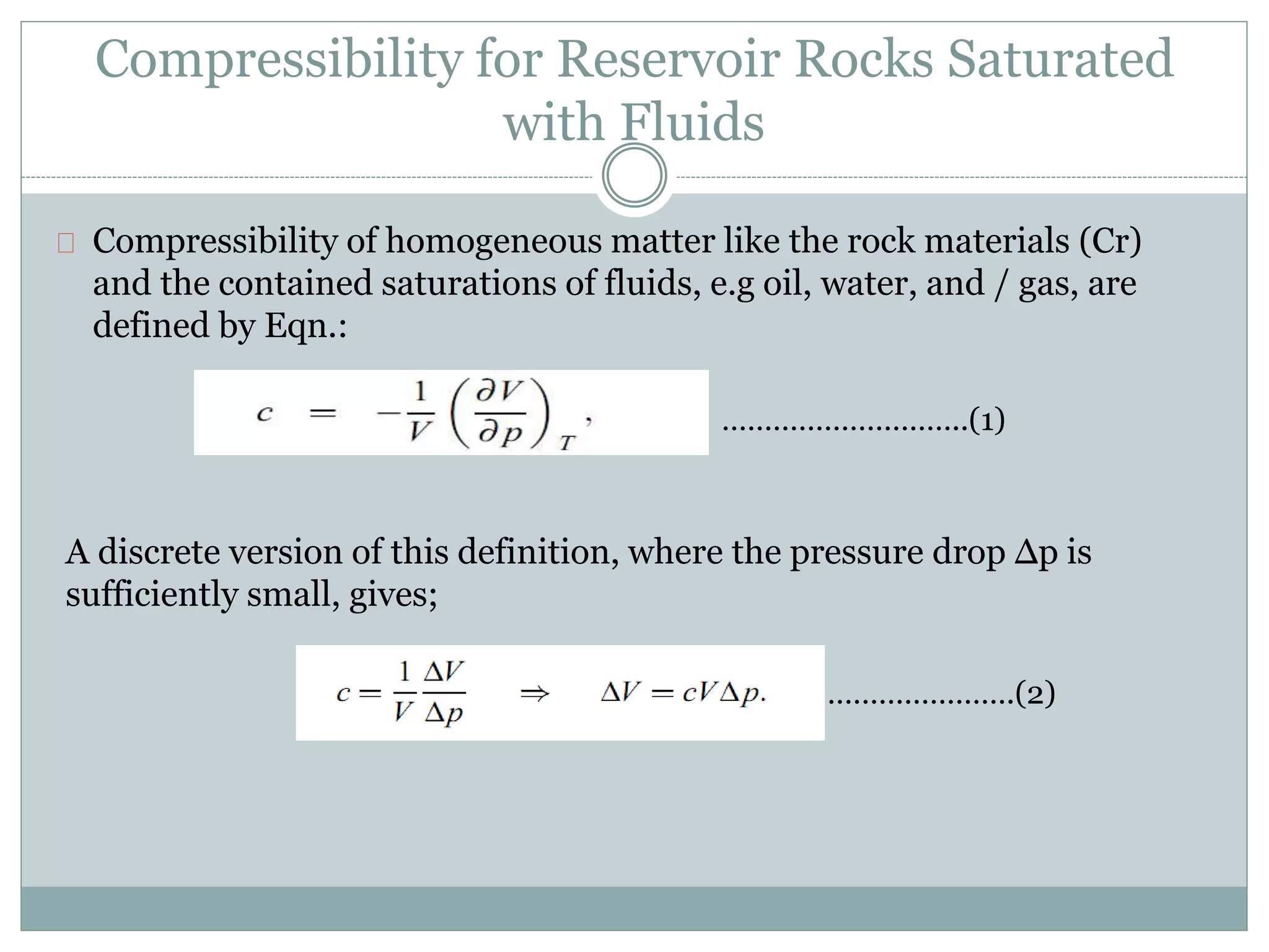 Rock Compressibility | PPTX