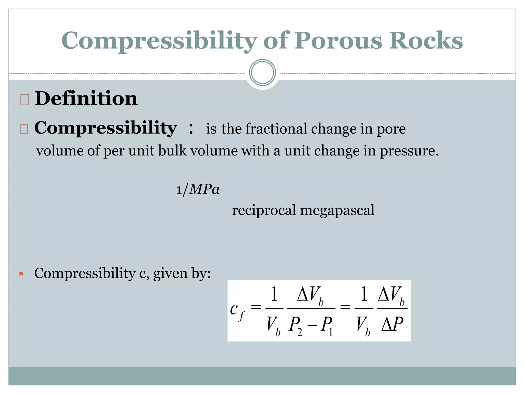 Rock Compressibility Pptx