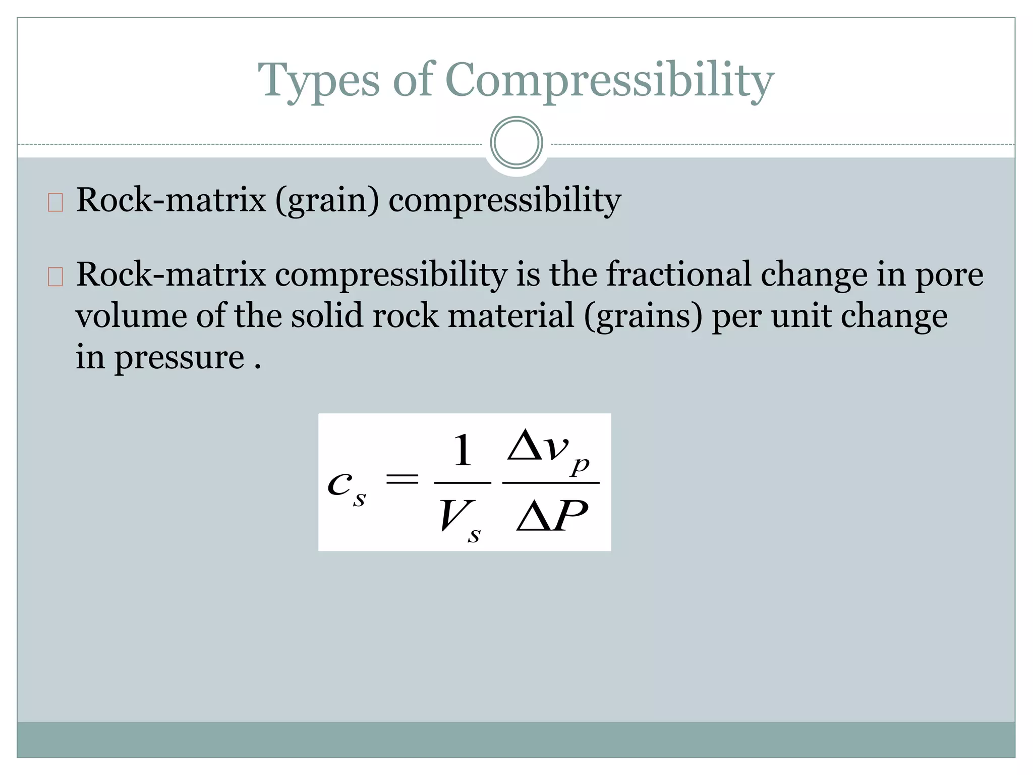 Rock Compressibility | PPTX