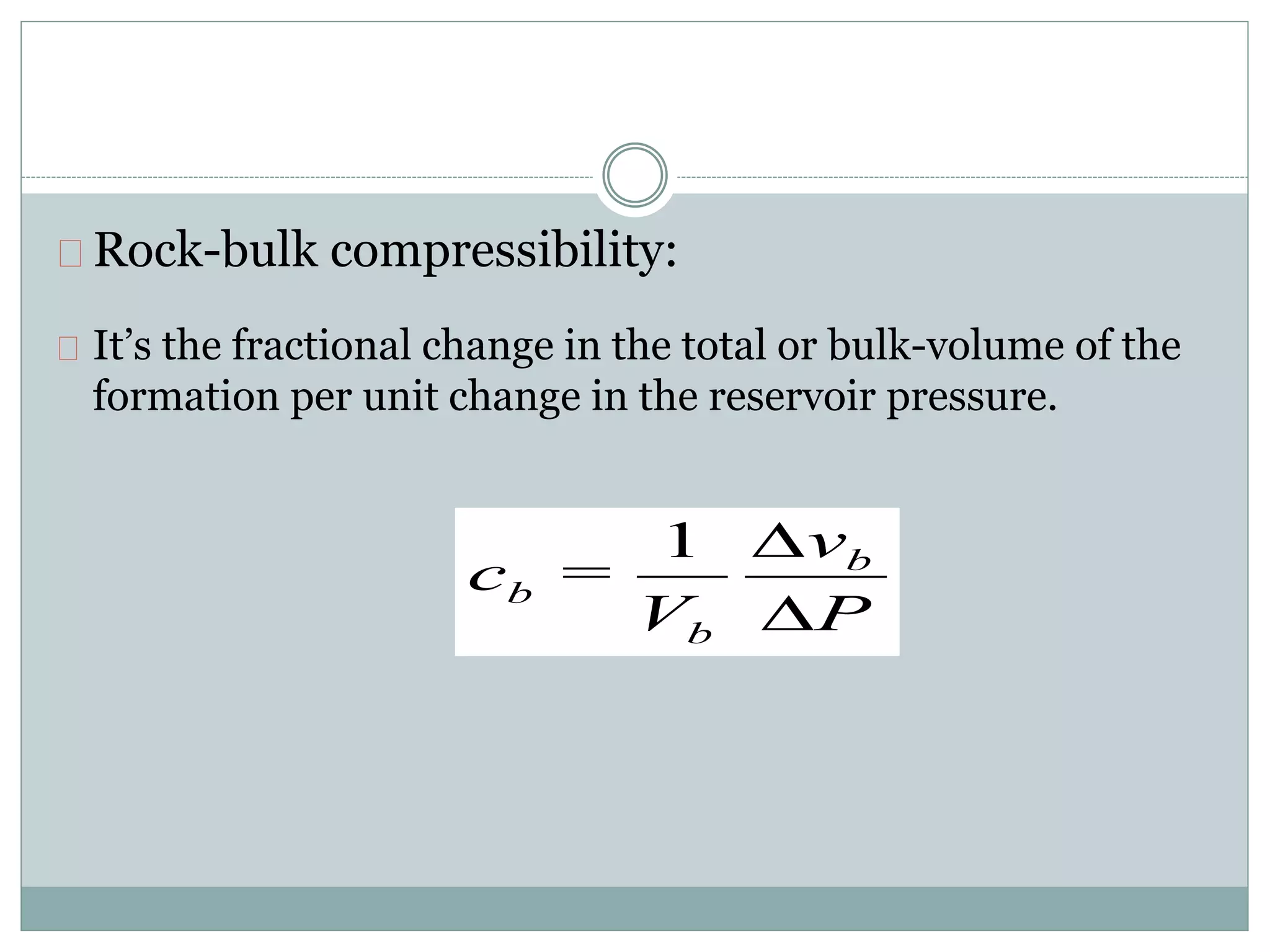 Rock Compressibility | PPTX