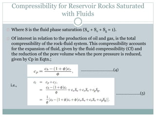 Rock Compressibility | PPTX