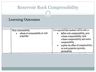 Rock Compressibility | PPTX